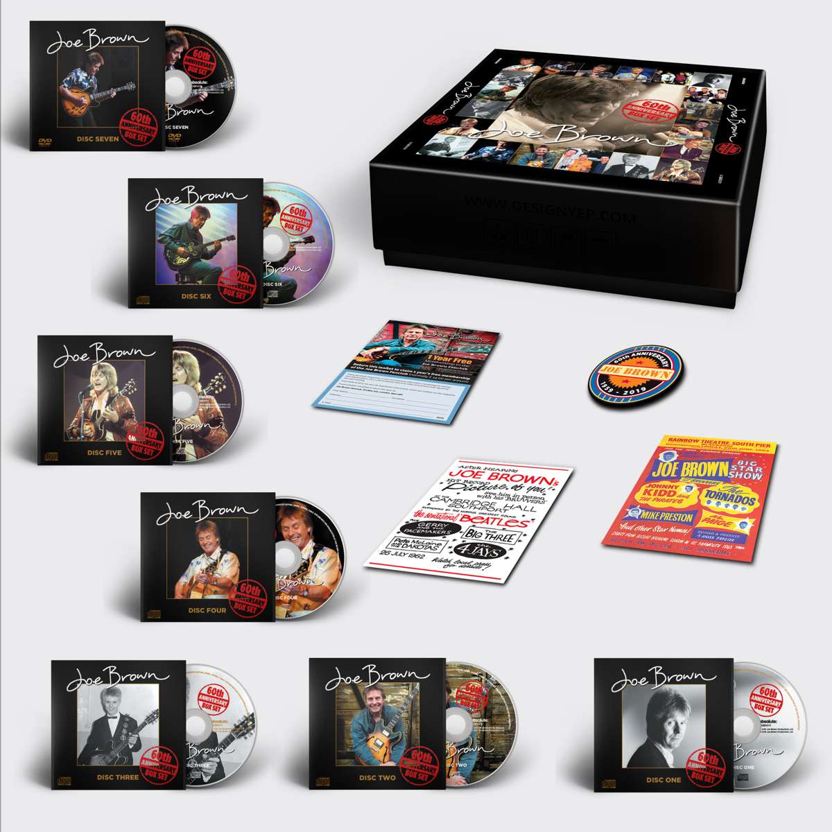 Recensie: Joe Brown - 60th Anniversary Box Set I Bluestown Music