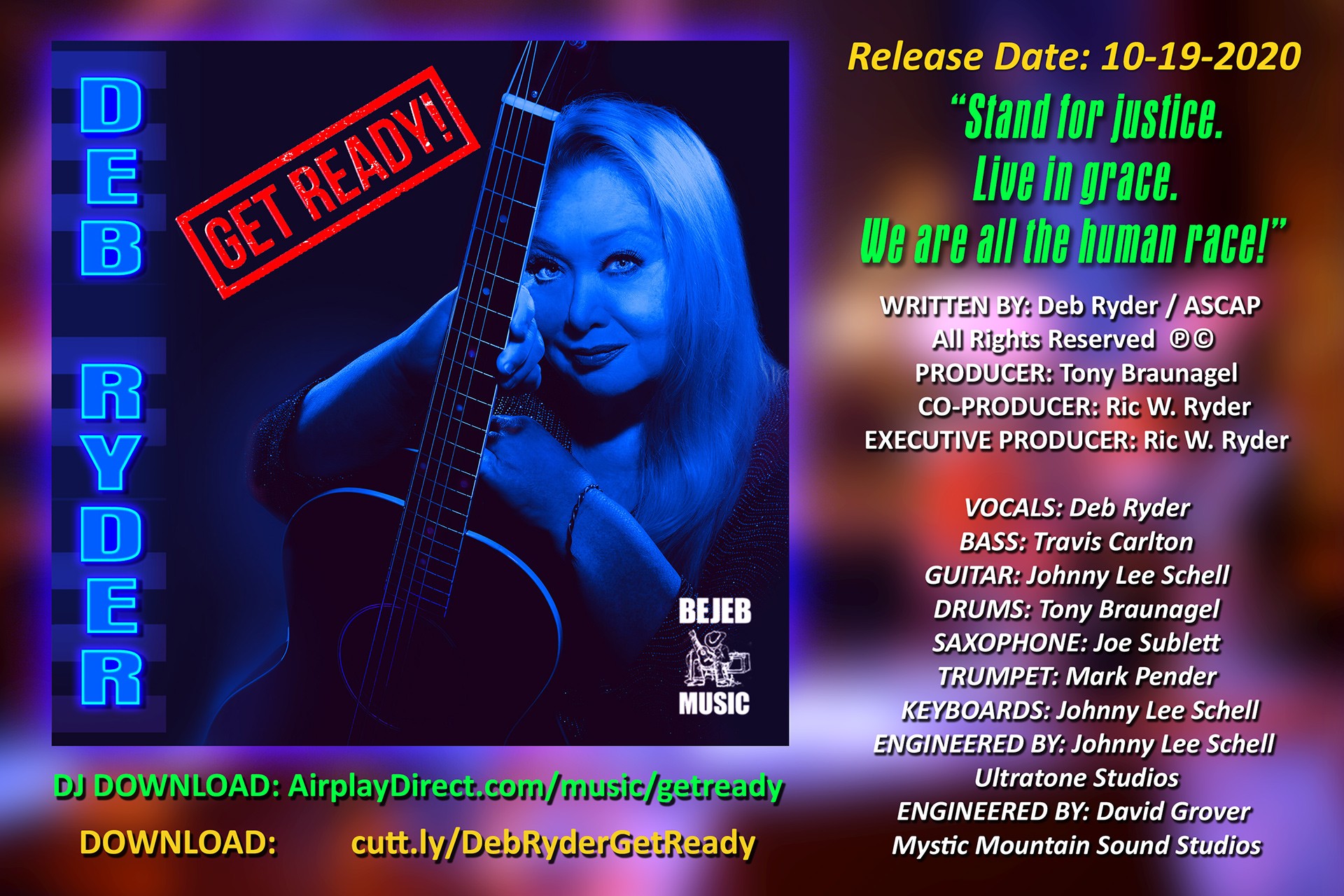 Recensie: Deb Ryder - Get Ready!