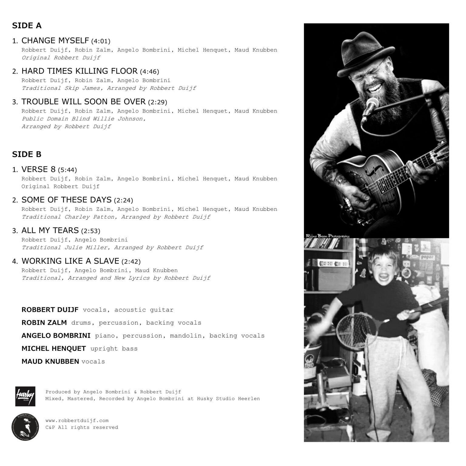 New Release: Robbert Duijf - Change Myself I Bluestown Music