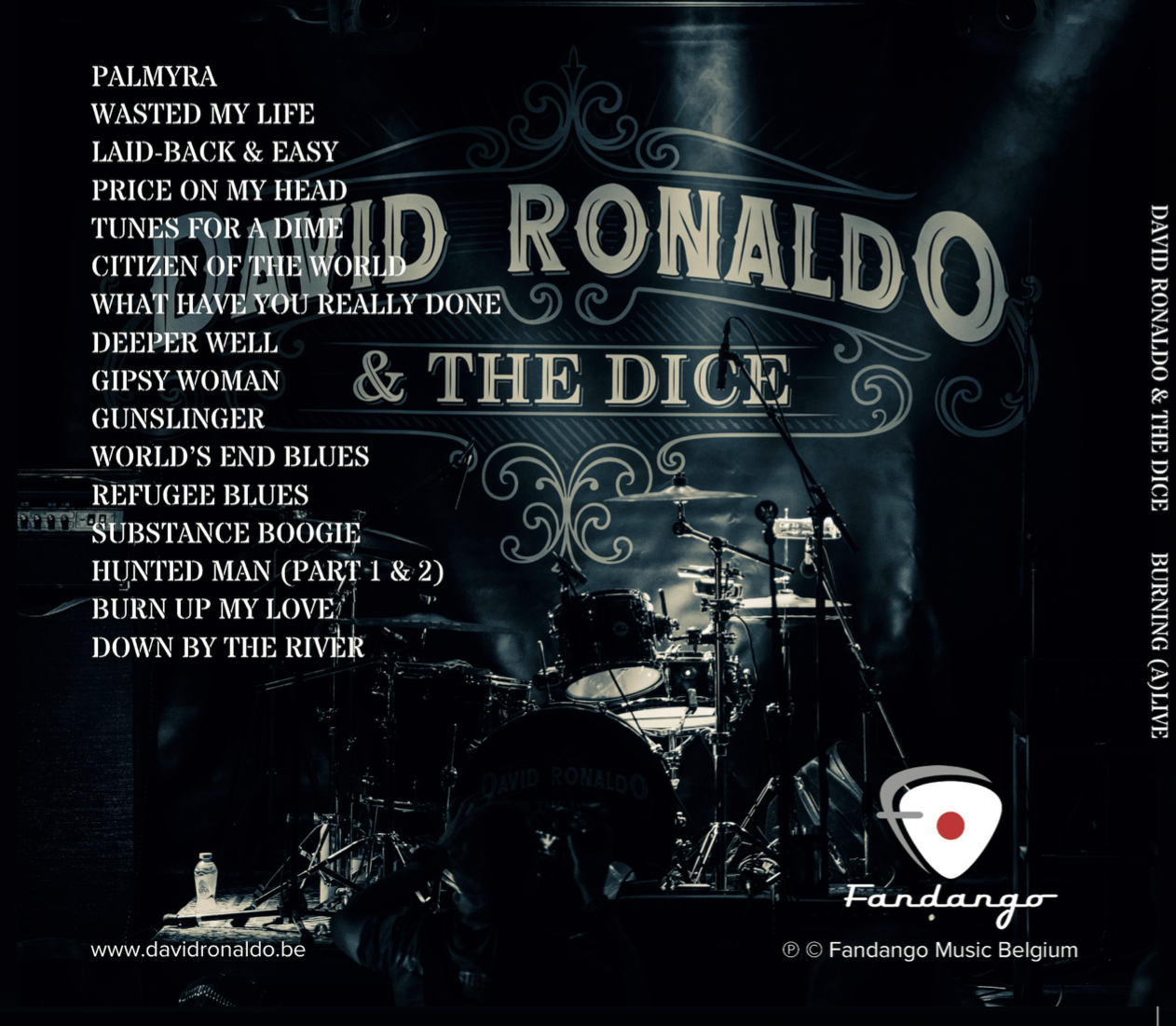 New Release: David Ronaldo & The Dice - Burning (A)Live I Bluestown Music