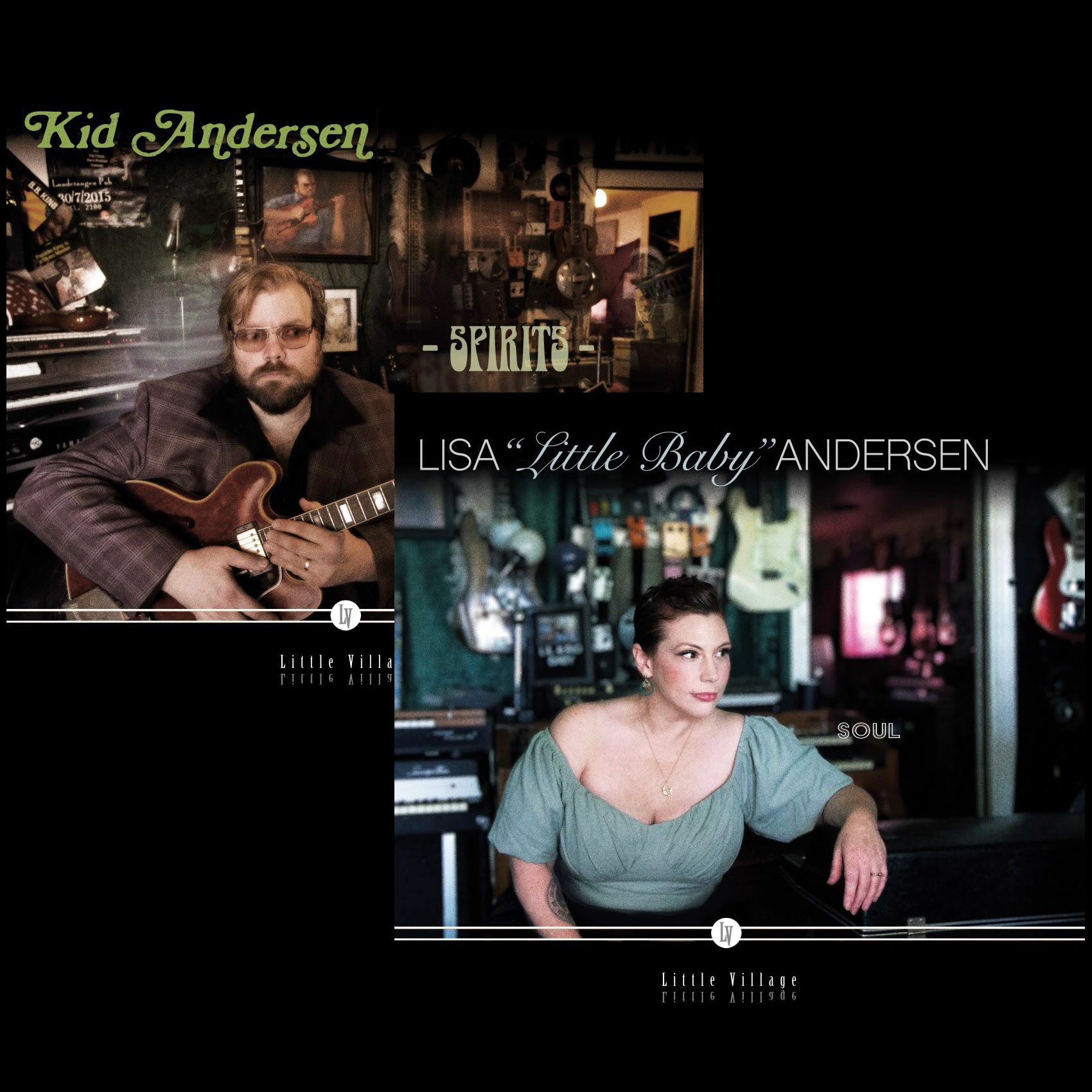 Review: Kid Andersen – Spirits & Lisa “Little Baby” Andersen - Soul I Bluestown Music
