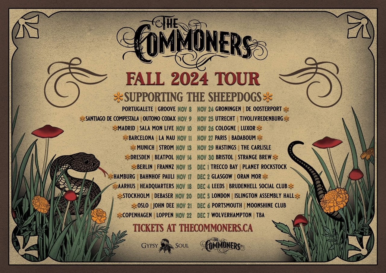 Single I The Commoners - Restless & European Tour I Bluestown Music
